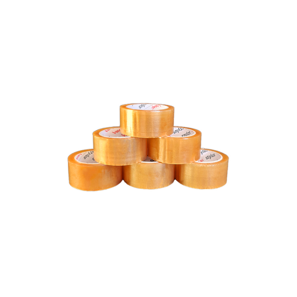 Packing Tape 48mm x 75m Clear - 6 Pack - The Moving Box Company